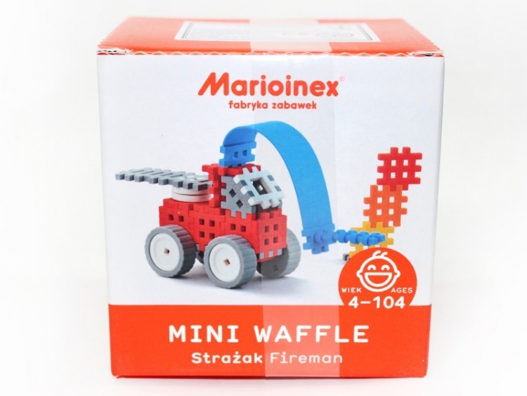 Конструктор MINI WAFFLE "FIREMAN" ПОЖЕЖНИК (38 деталей) Marioinex ...